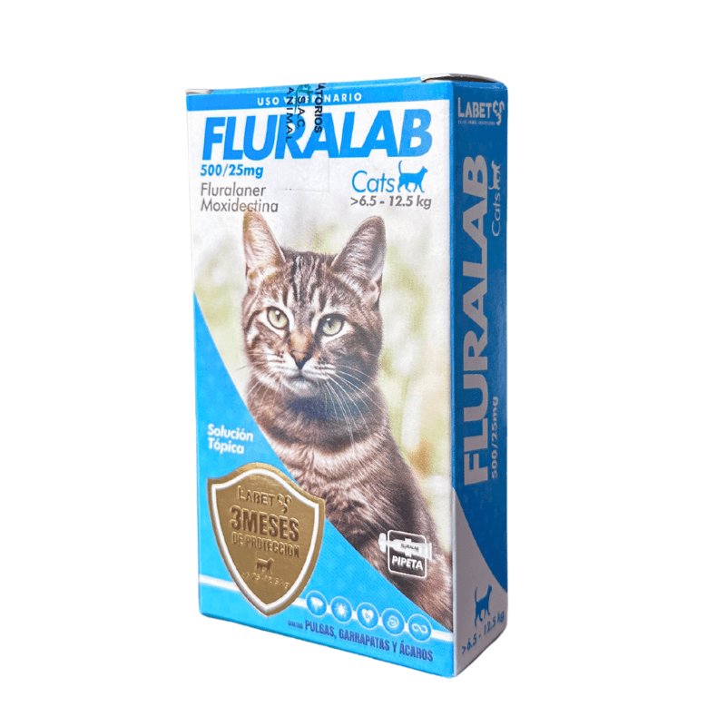 ANTIPULGAS FLURALAB CAT 6.5 A 12.5KG | Pikotin